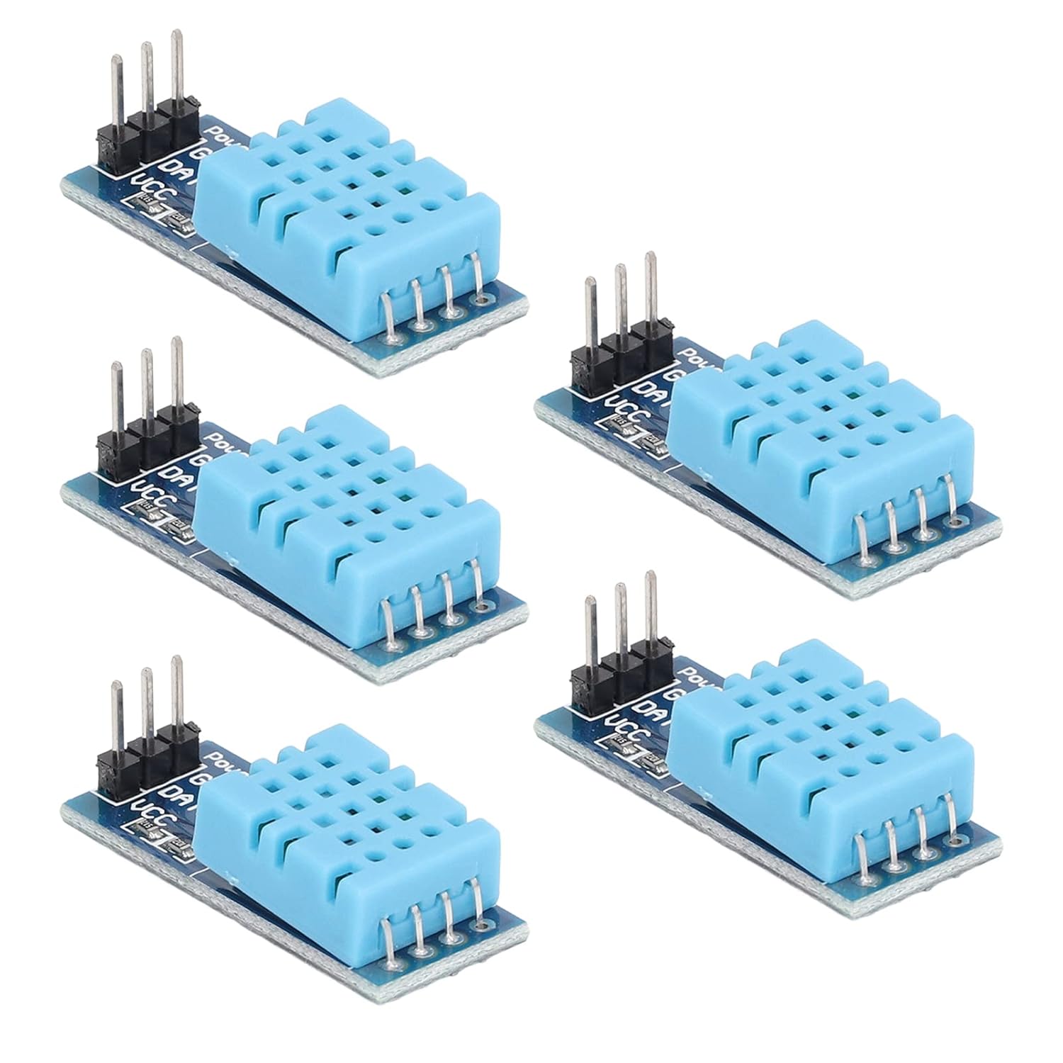 5PCS DHT11 Digital Temperature Humidity Sensor Module High Sensitivity ...