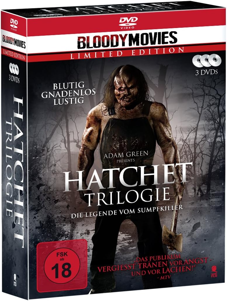 Hatchet Trilogie (Bloody Movies) [3 DVDs]: Amazon.co.uk: DVD & Blu-ray