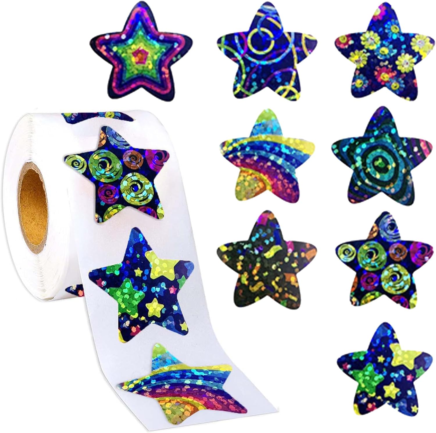 Shiny Reward Stickers for Children, 500Pcs Self Adhesive Sparkly ...