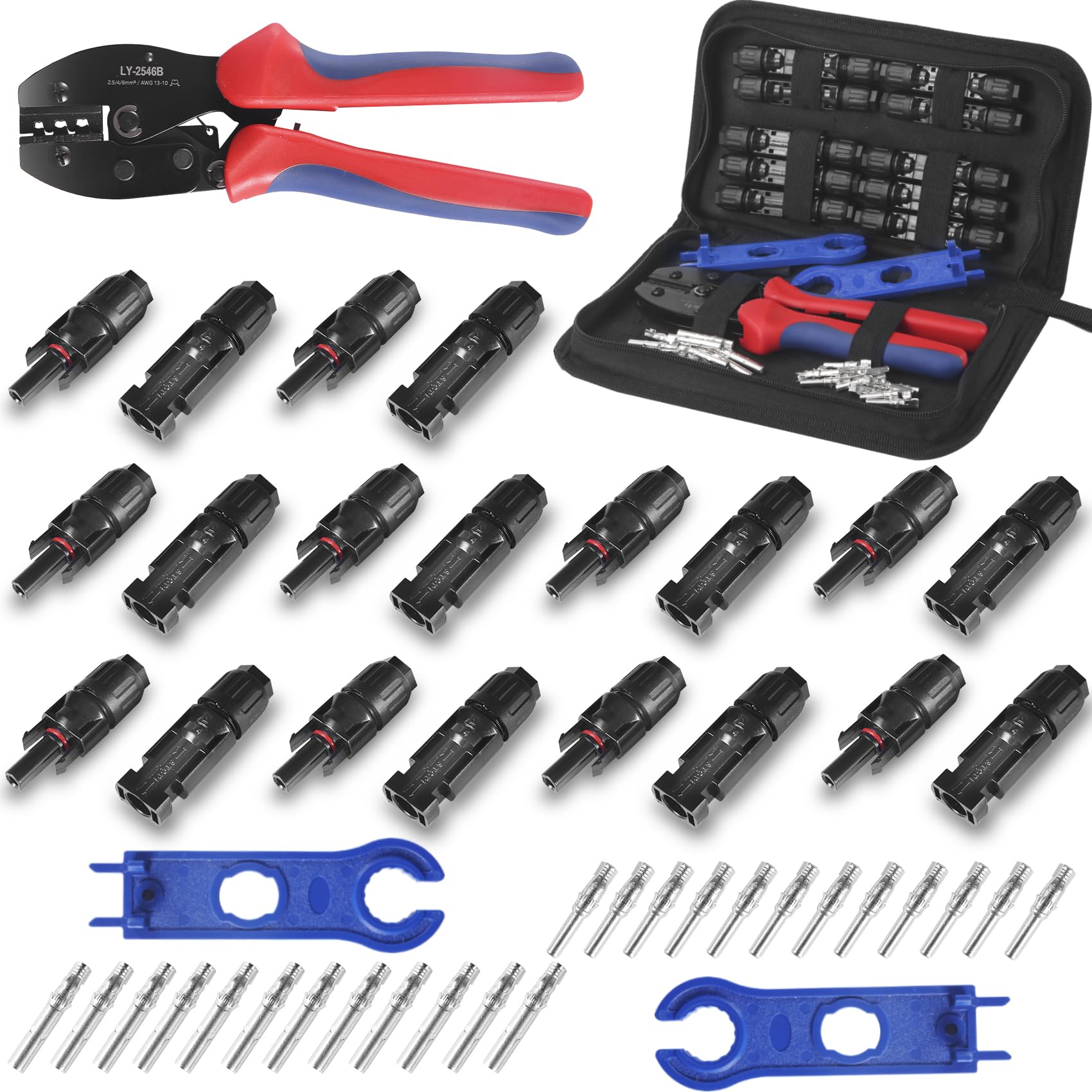 Amazon.com: MUYI 47pcs Solar Panel Replacement Tools Kits, 10 Pair ...