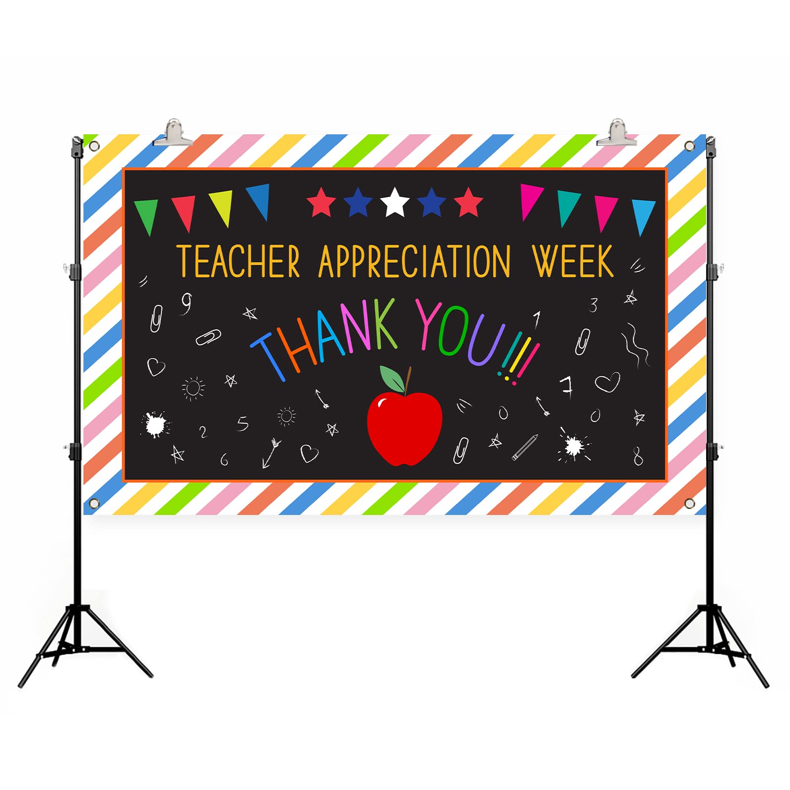Snapklik.com : Teacher Appreciation Backdrop For Photography Thank You ...