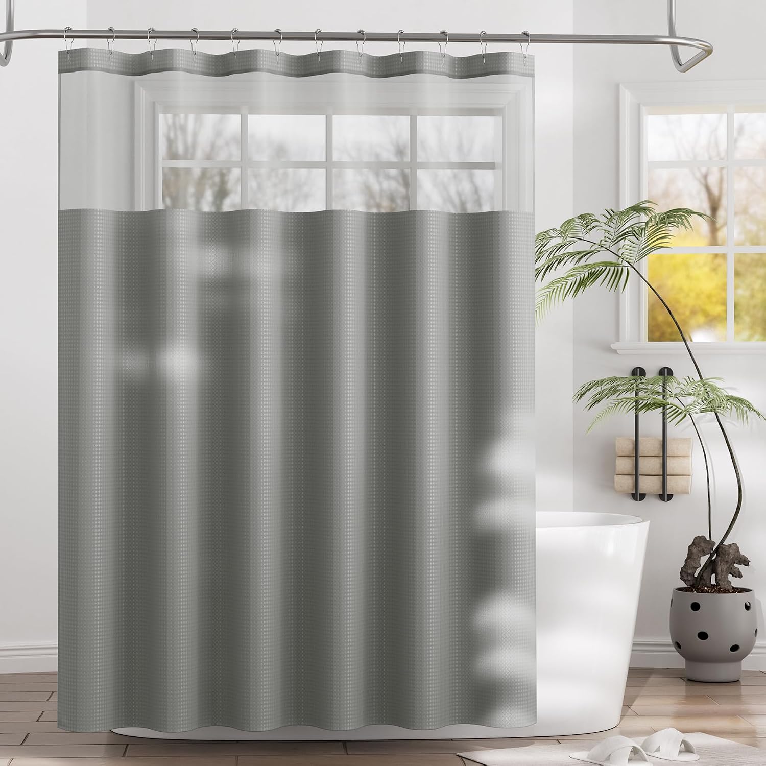 See Through Top Shower Curtain