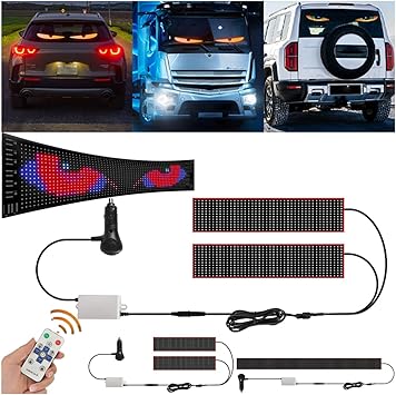 Amazon.com: ldawu Lightride Devil Eyes, Dynamic Big Eye Lights for Cars ...