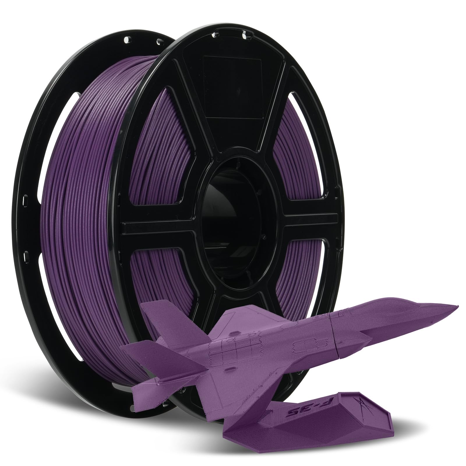 Snapklik.com : FLASHFORGE Carbon Fiber PLA Filament 1.75mm Iris Purple