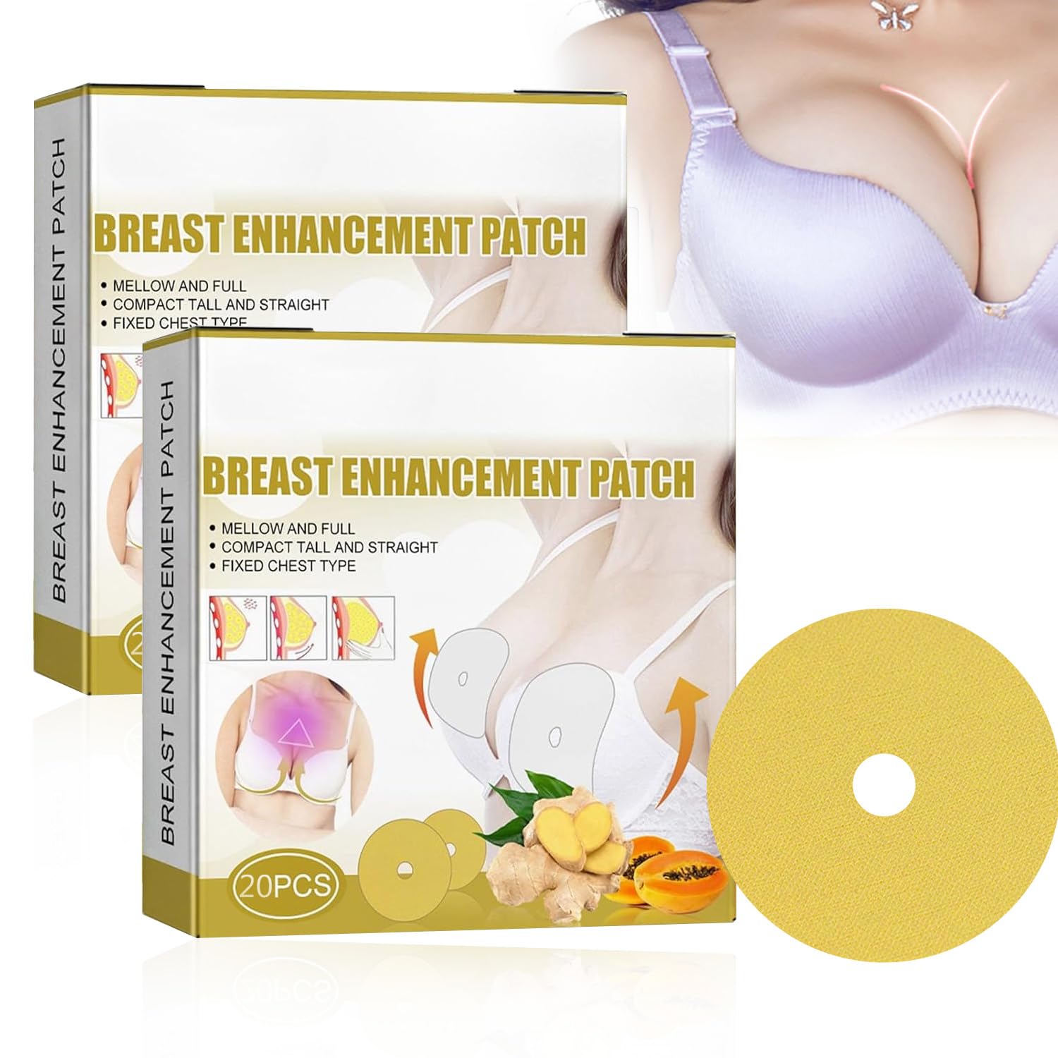 Amazon.com : Generic Breast Enhancement Patch for Wowen, 40PCS Breast Enhancement Patch Mask ...