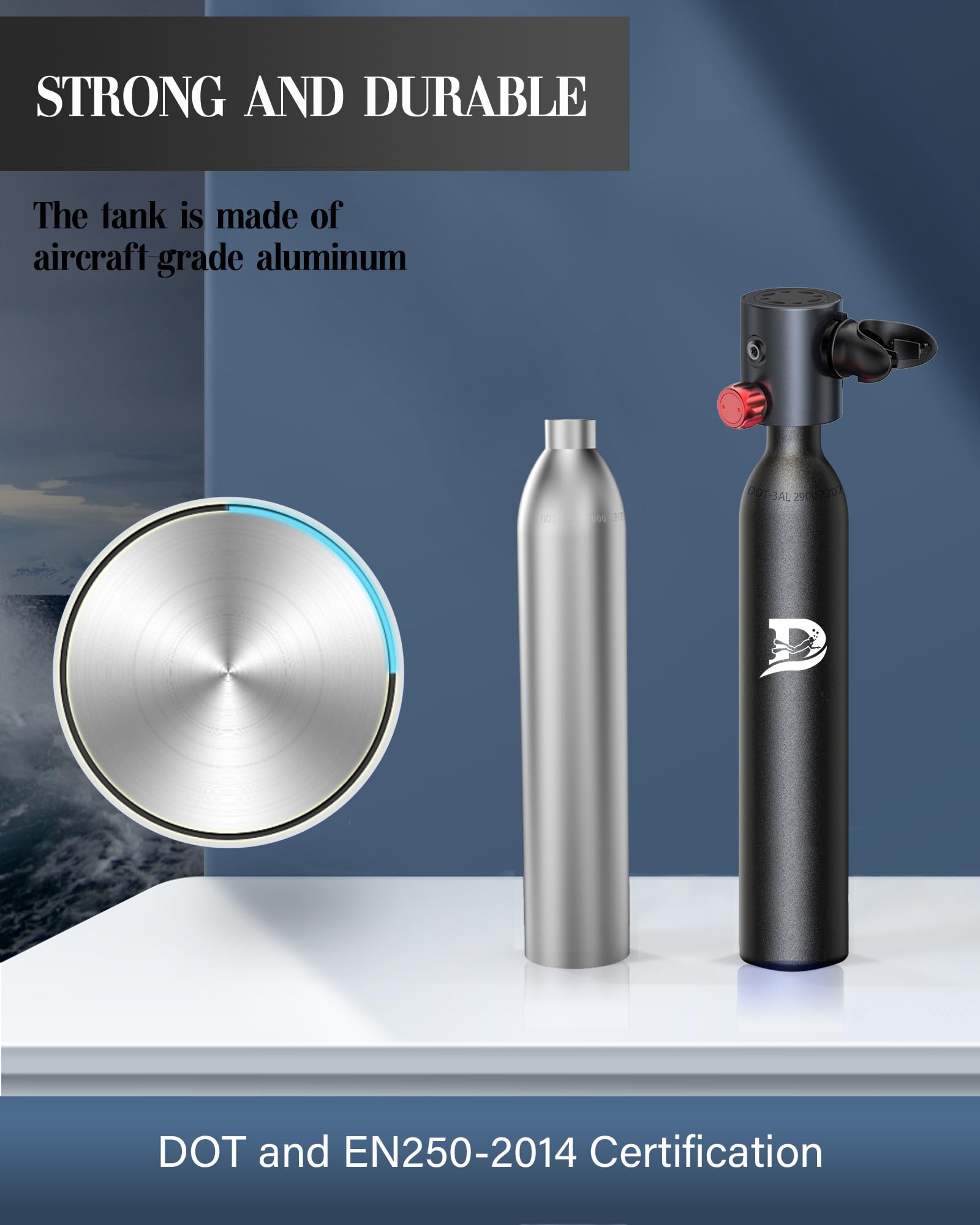 Snapklik.com : 0.5L Scuba Tank Of DOT Certification,5-10 Minutes Scuba ...