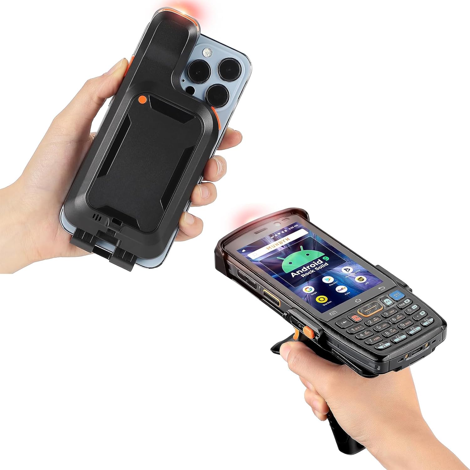 Amazon.com : MUNBYN Bluetooth Back Clip Phone Scanner and 2023 New ...