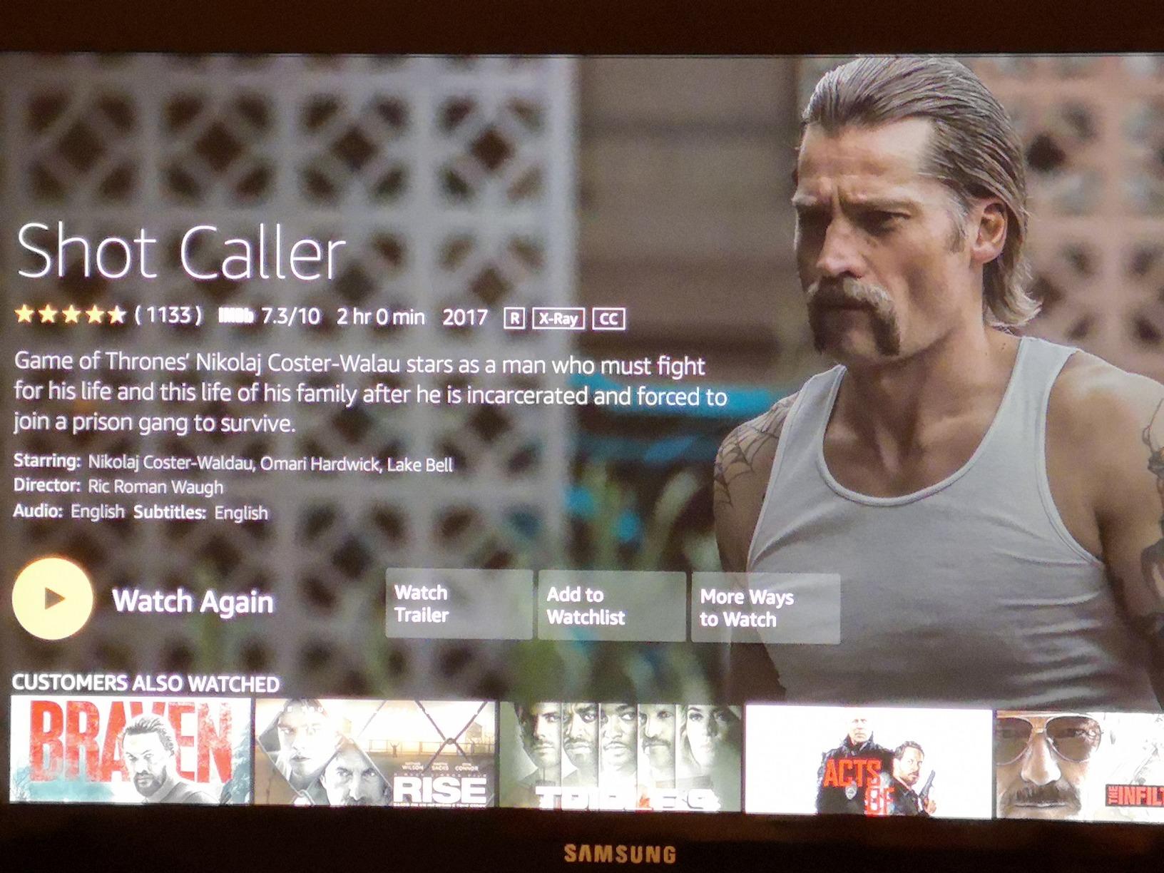 Amazon.com: Shot Caller [DVD] : Movies & TV