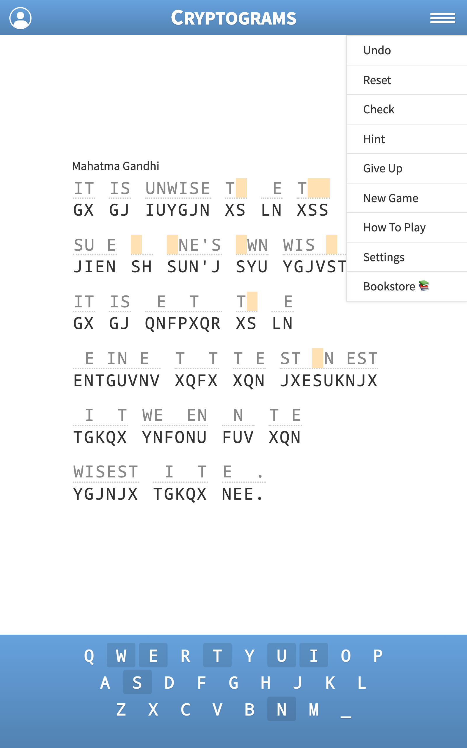 Cryptogram · Free Puzzle Game - App on Amazon Appstore