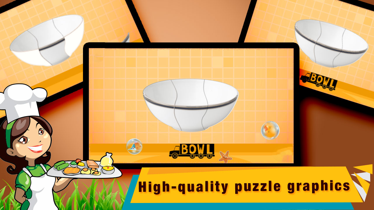 Kitchen puzzle game for kids - App on Amazon Appstore