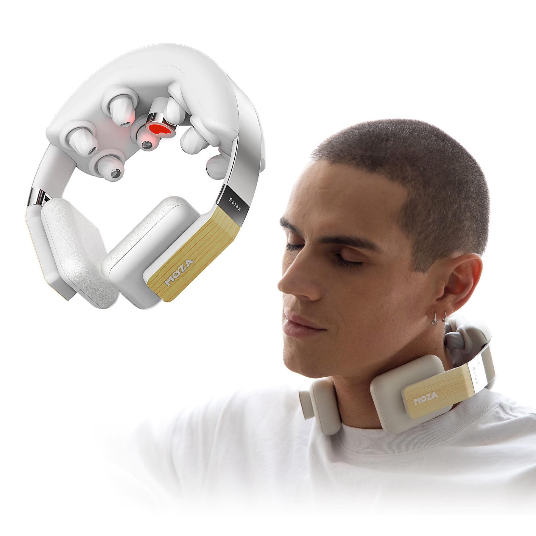 Amazon.com: MOZA RELAX Neck Massager for Pain Relief Deep Tissue ...