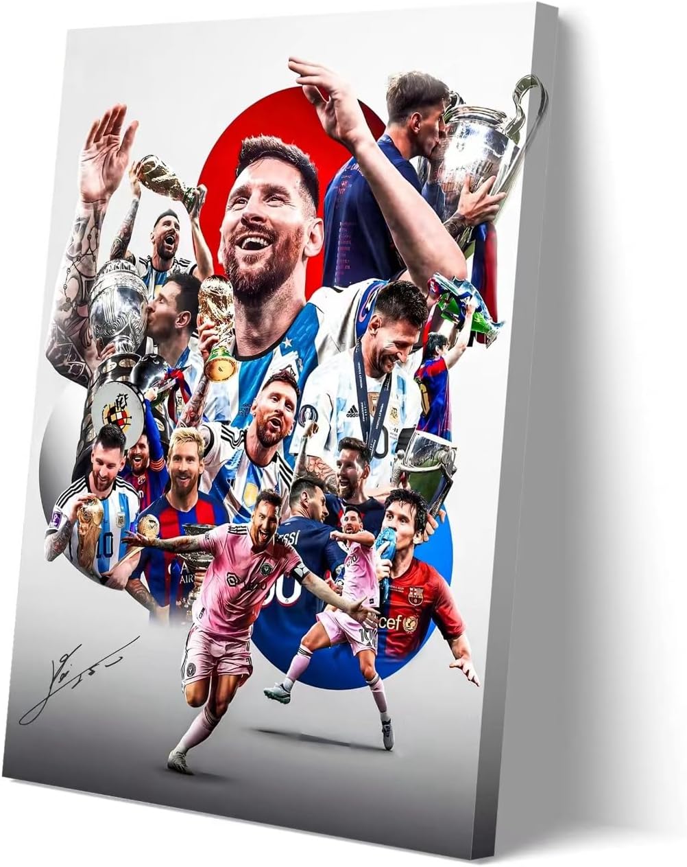 Amazon.com: Lionel Messi Argentina World Cup soccer superstar poster ...