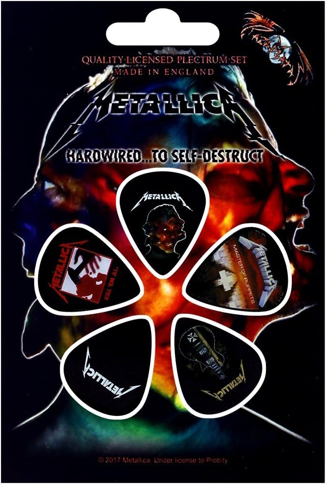 Metallica Plectrums 5-Pack : Amazon.ca: Musical Instruments, Stage & Studio