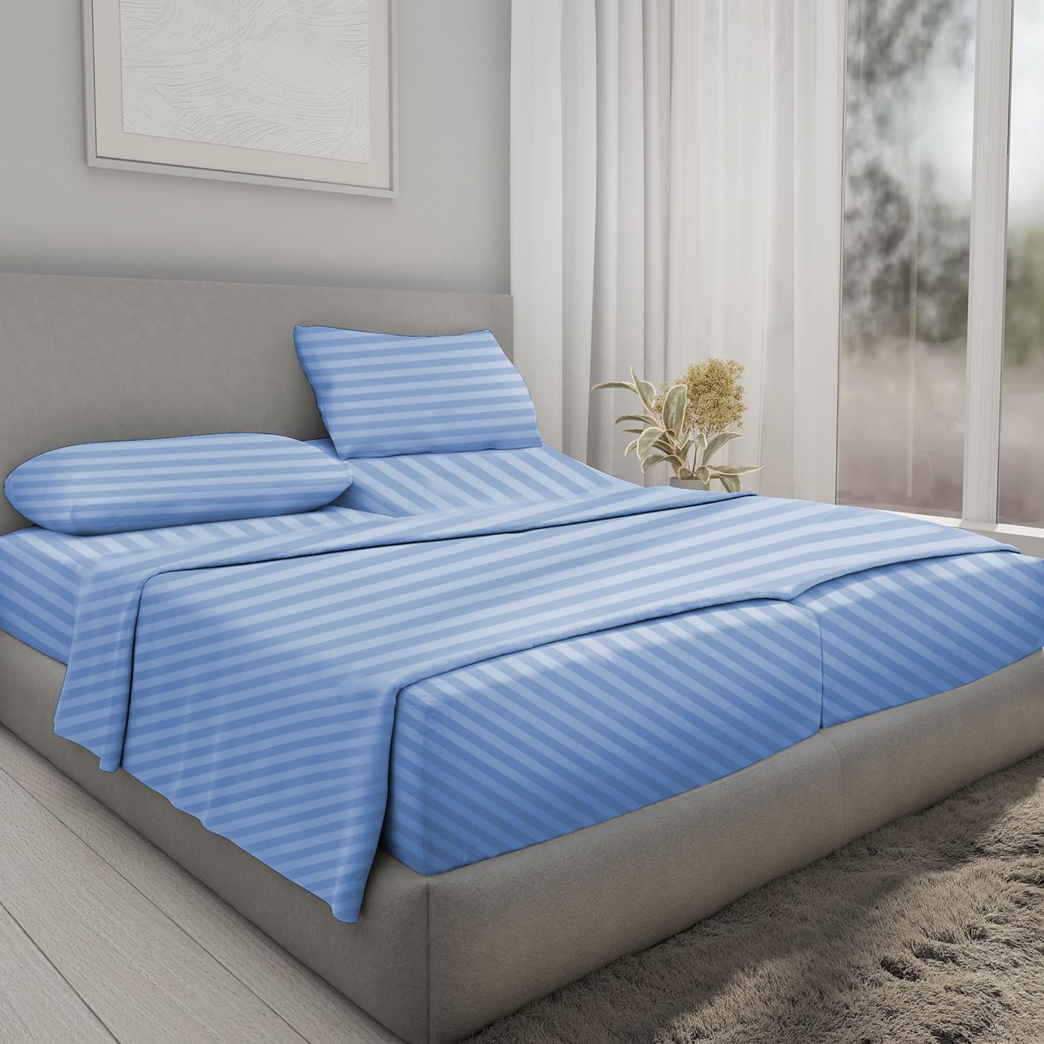 Amazon.com: Split Sheet Set (5Pc) Split King Sheets for Adjustable Beds ...