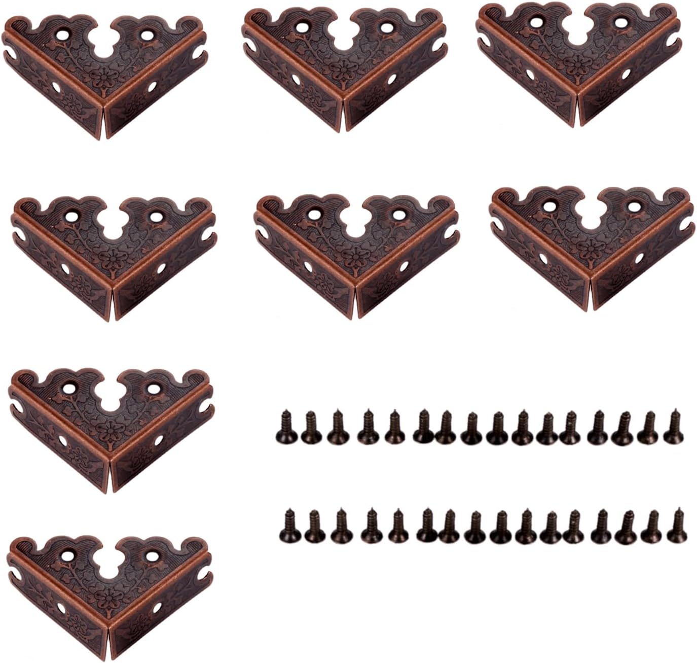 Amazon.com : dophee 8Pcs Decorative Corner Protectors, Retro Style Edge ...