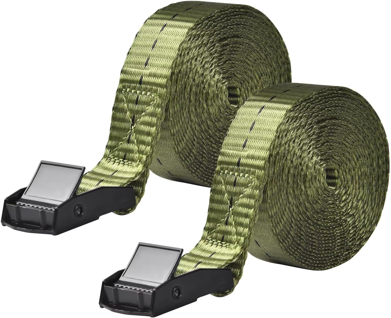 Amazon.com: RONITRY 2 Pack Tie Down Straps, 9.8 FT Long Nylon Strap ...