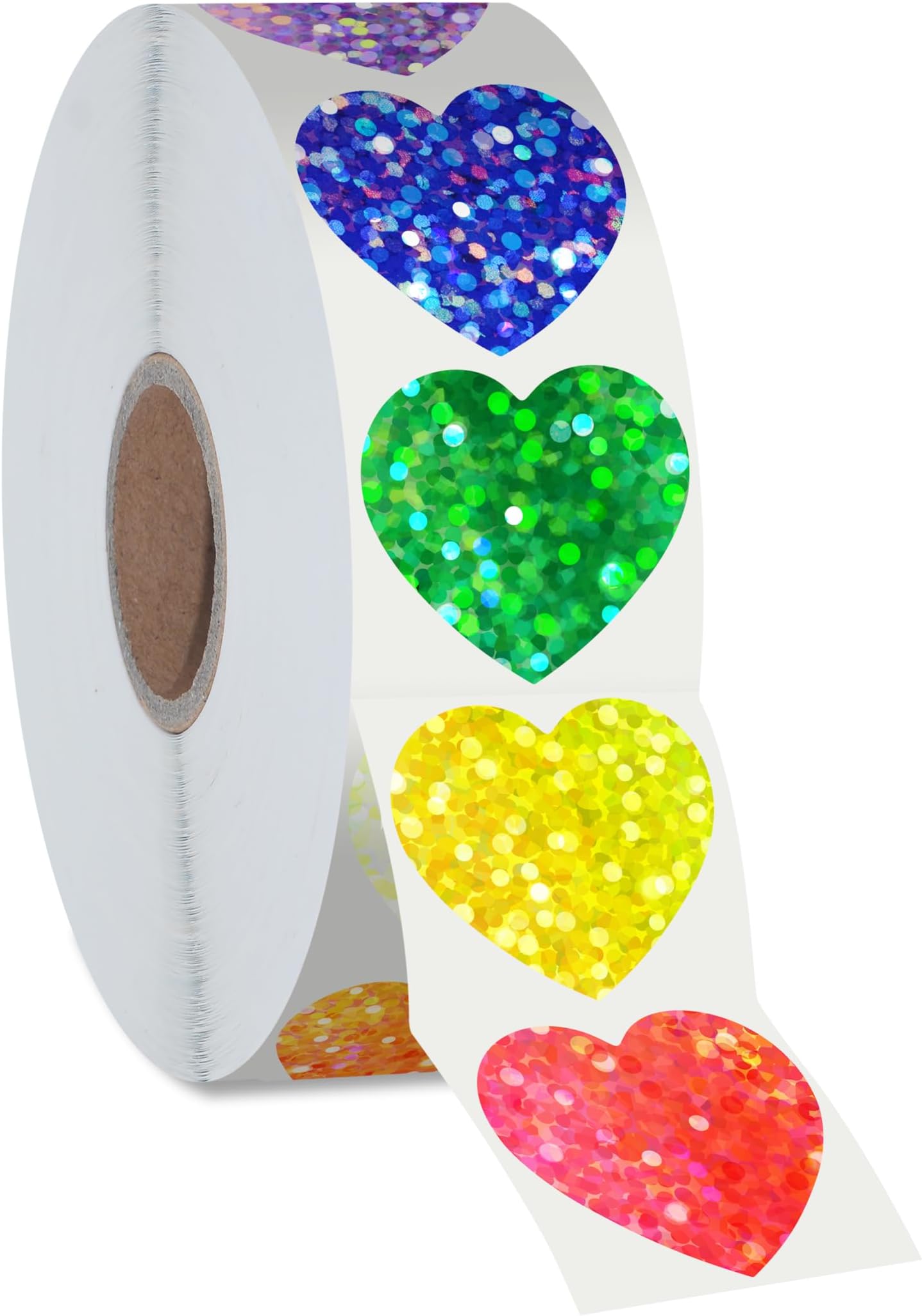 Amazon.com: Acooruiteng 500 Pcs Heart Stickers 1 Inch Love Stickers ...