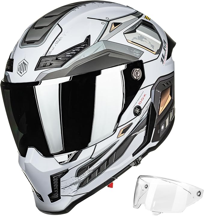 Amazon.com: ILM Motorcycle Helmets for Adult Men Women Full Face DOT ...