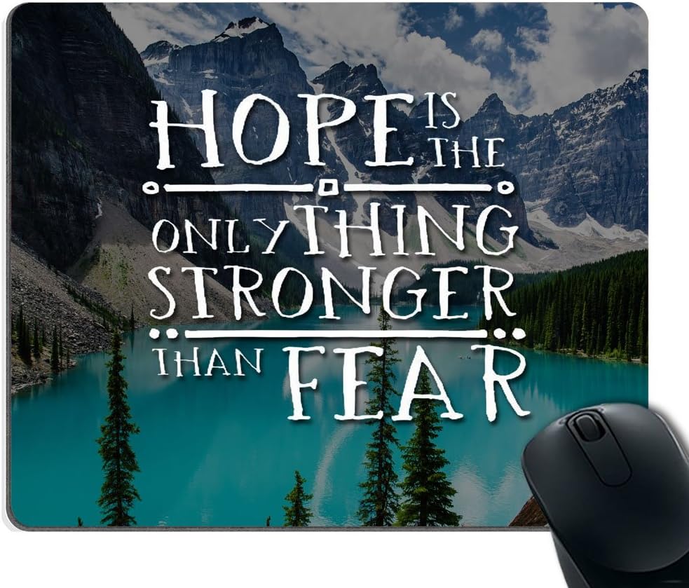 Amazon.com: Smooffly Gaming Mouse Pad Custom,Bible Verses Hope is The ...