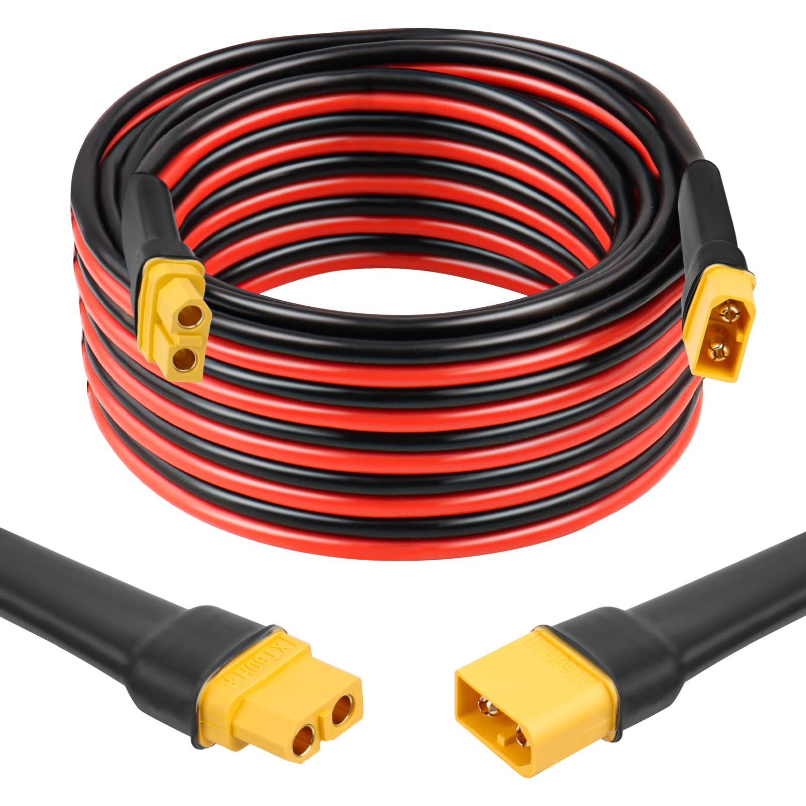 Amazon.com: XT60 Extension Cable 20FT, 10AWG Tinned Copper Wire with ...