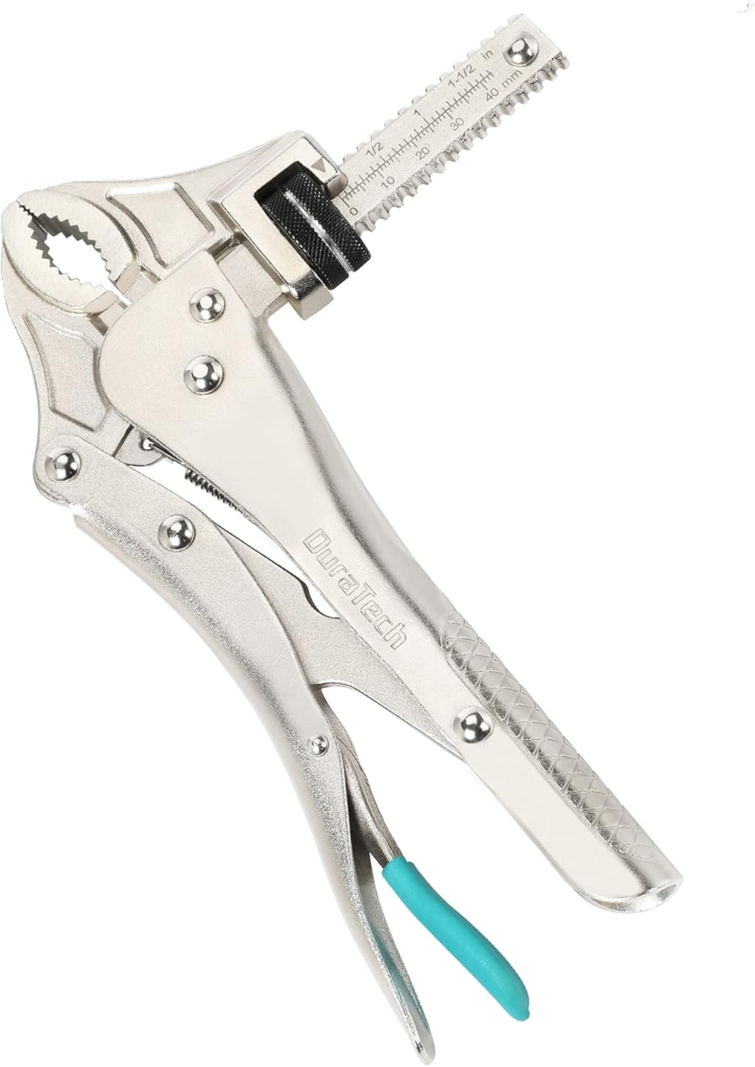 DURATECH Adjustable Locking Pliers, 40mm Large Jaw for Multi-Size ...