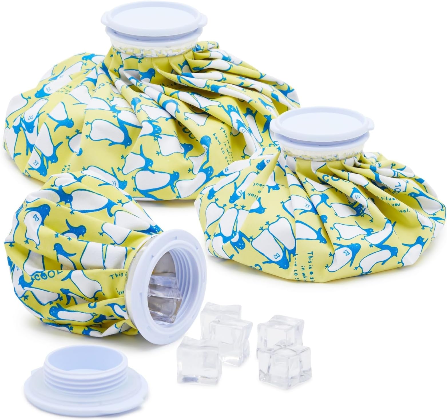 Amazon.com: Nuanchu 3 Pieces Ice Bags for Injuries Reusable Ice Pack ...