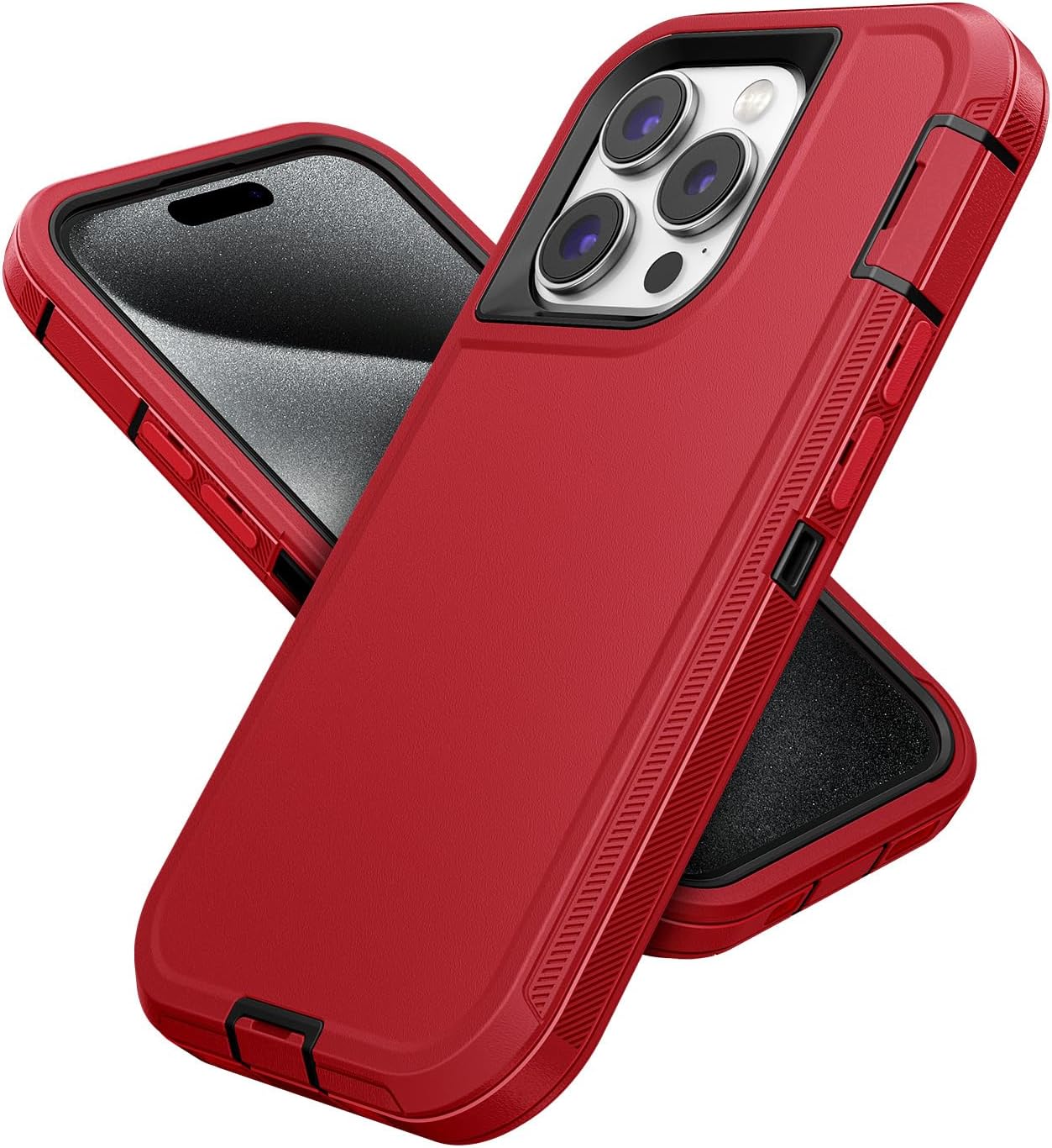 Amazon.com: Jelanry Compatible with iPhone 15 Pro Max Case Heavy Duty ...