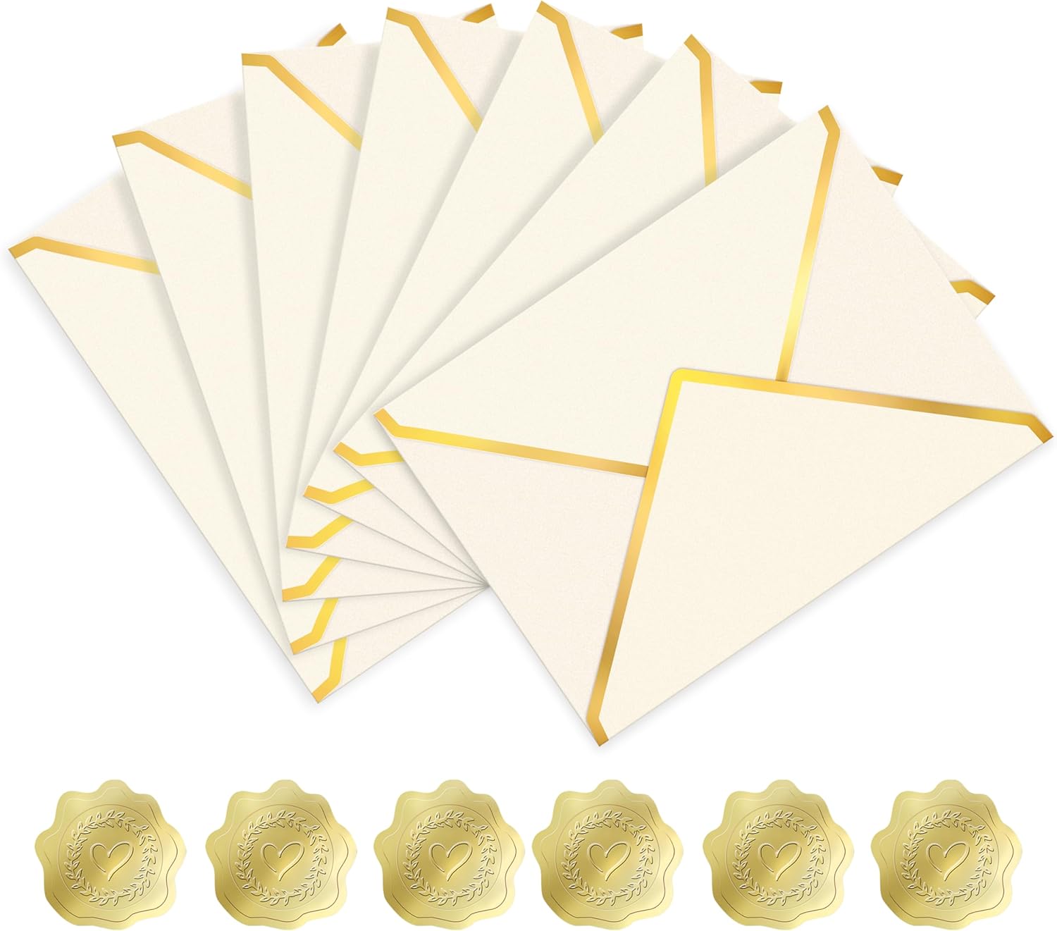 Amazon.com : NATZERAT 30 Pieces 5 x 7 Inches A7 Envelopes with V Flap ...