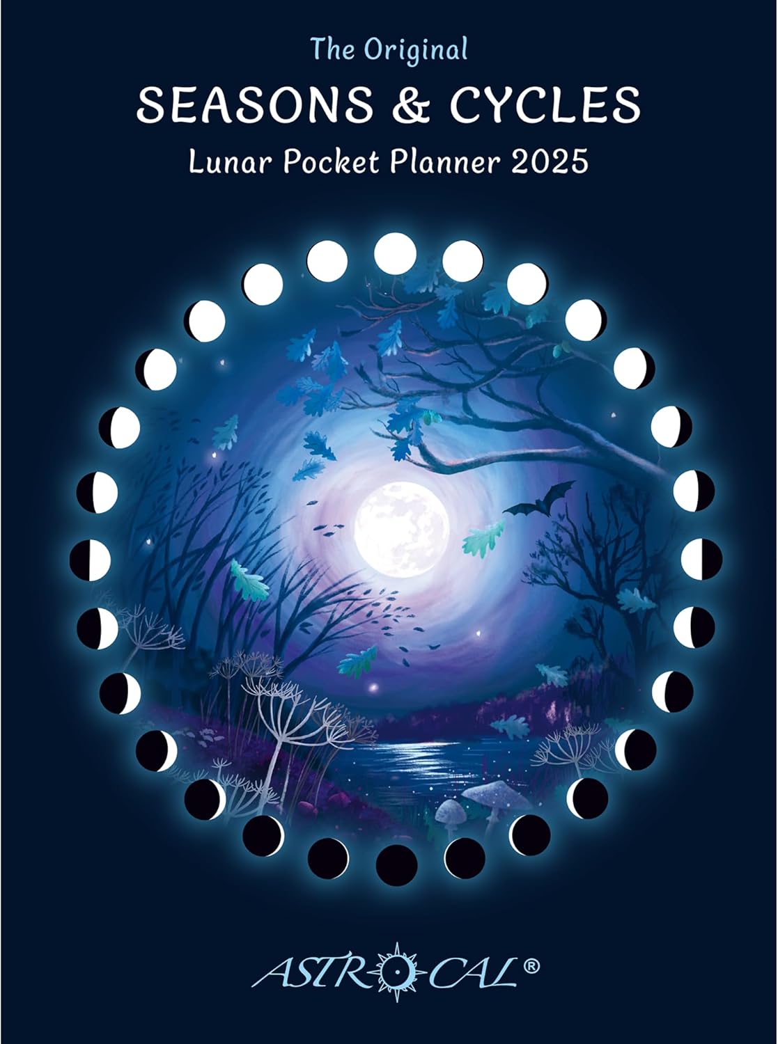 Astrocal Moon Calendar Lunar Pocket Planner 2025 UK : Amazon.co.uk ...
