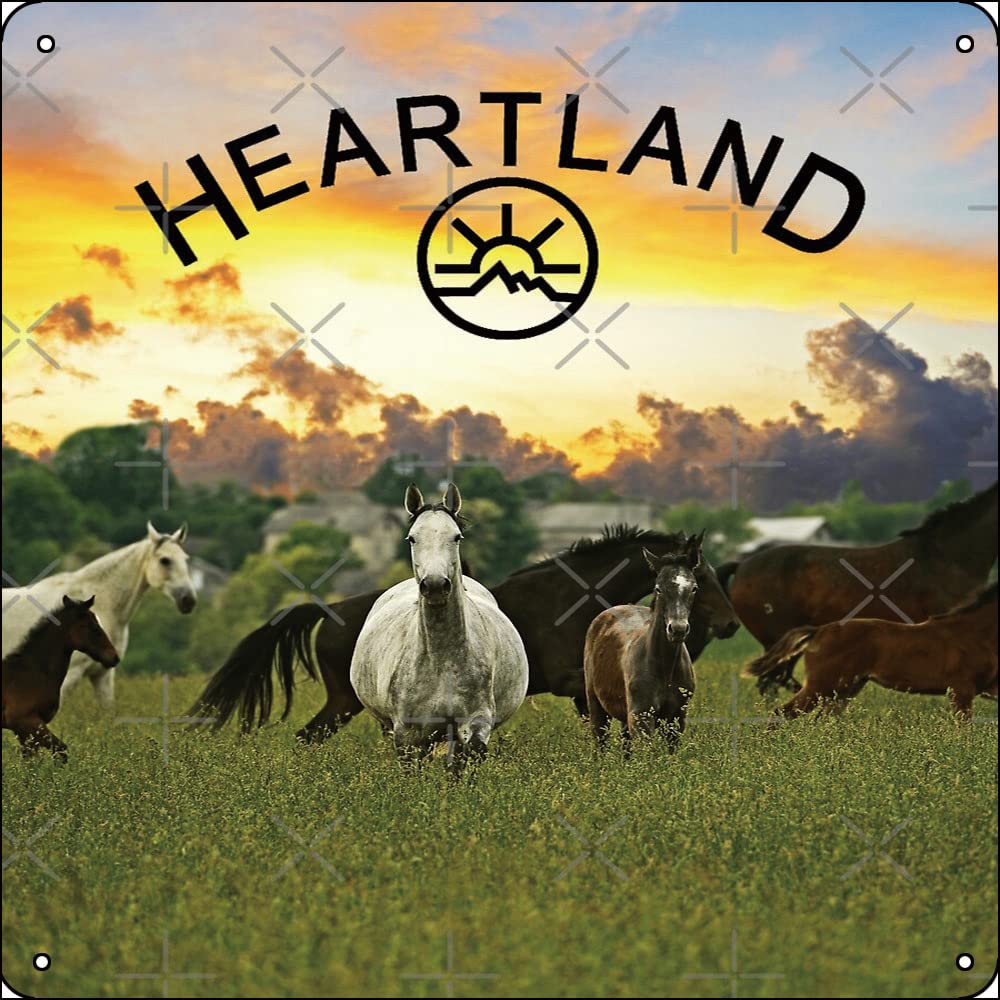 Amazon.com : Jitipozy Heartland, Heartland Horse Poster Metal Sign 12 x ...