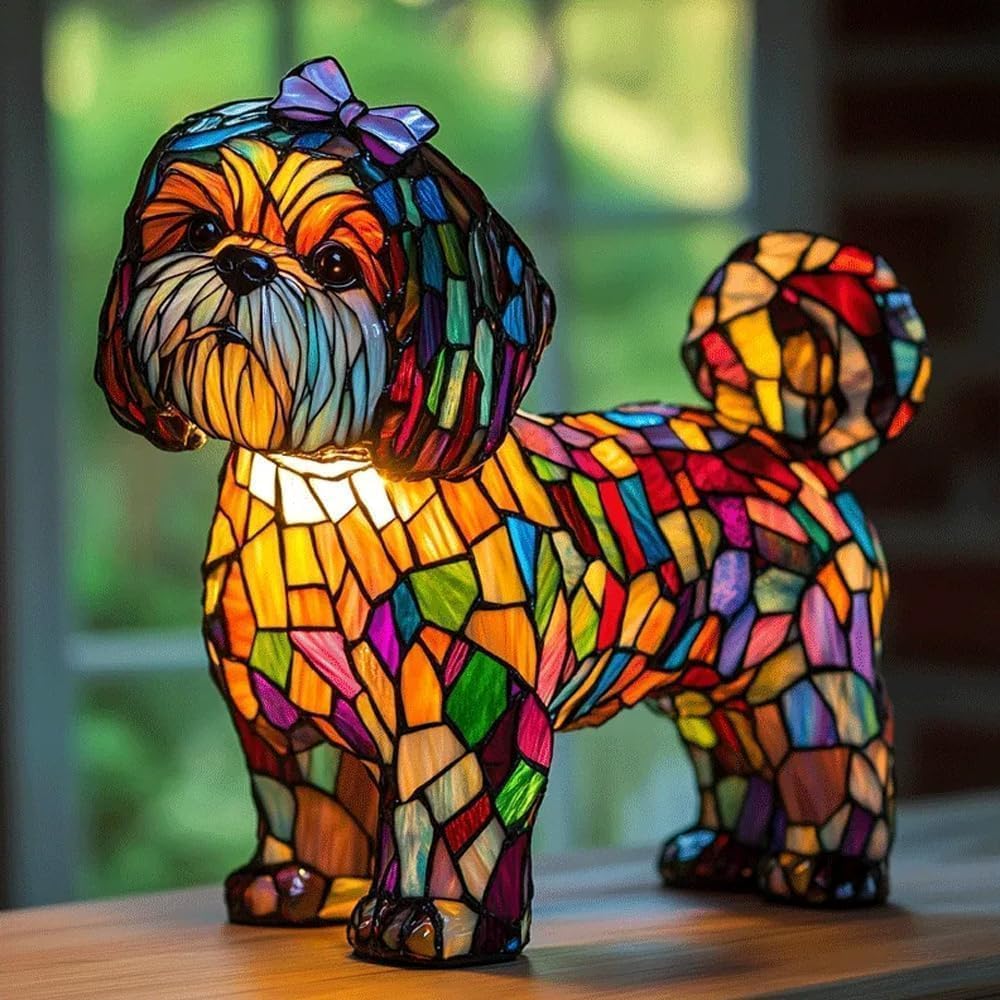 Gutsyluv Dog lamp,Dogs Series Art Night Light, Cute Pet Dogs Themed ...