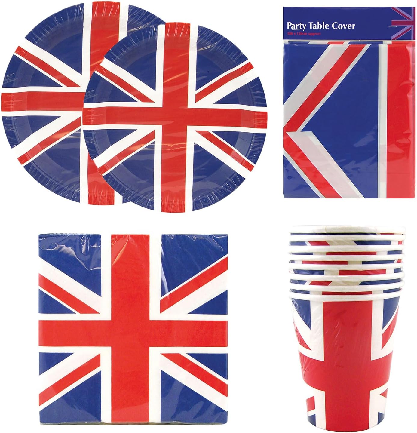 Union Jack 61 Piece Party Bundle – VE Day 80th Anniversary British ...