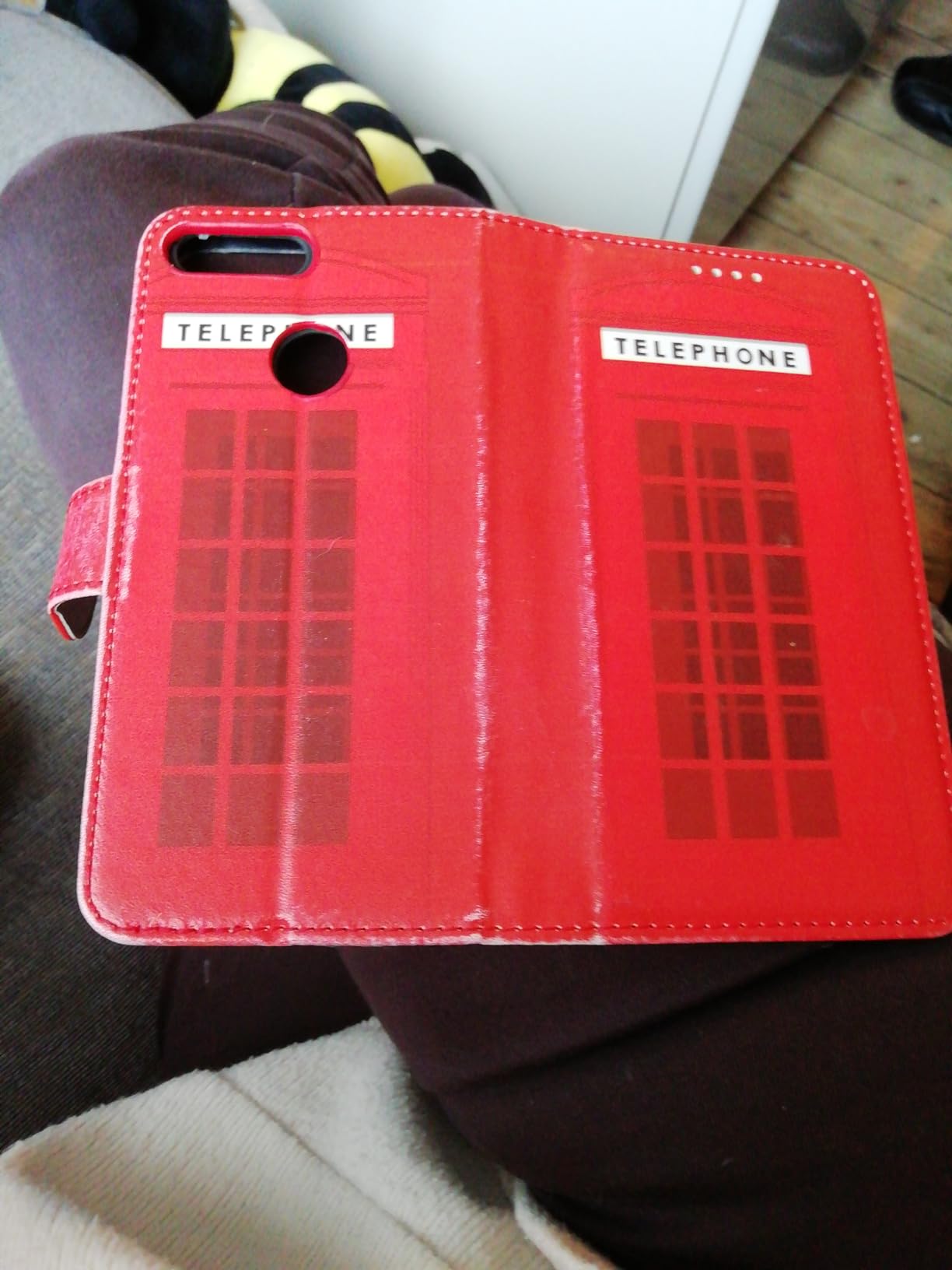 Huawei P Smart FIG-LX1 / Enjoy 7s / Honor 9 Lite Black Leather Wallet ...