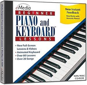 eMedia Beginner Piano and Keyboard Lessons : Amazon.com.mx: Software