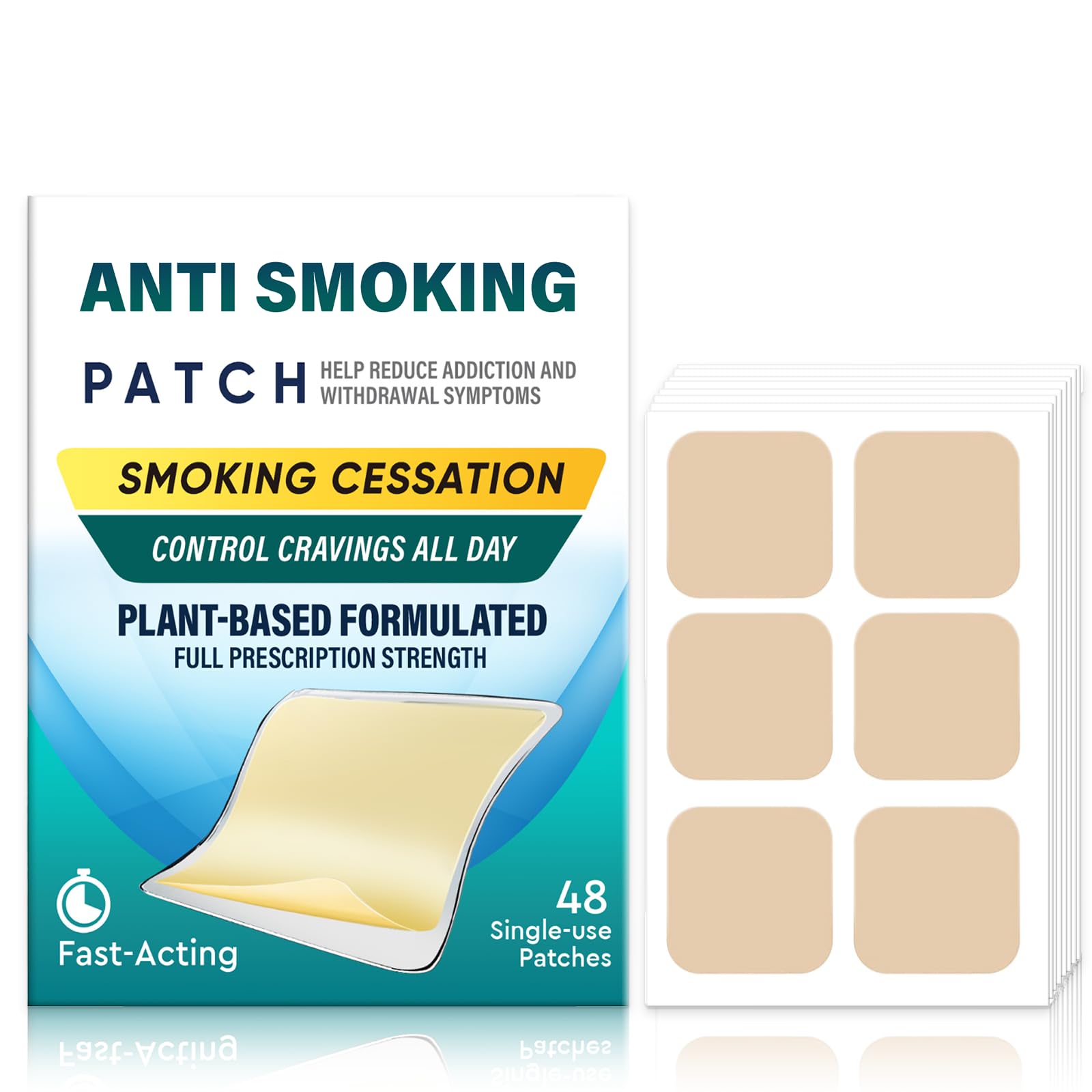 Amazon.com: Nicōt-inе Patches, 48 Count - Safe & Effective Stop Smoking ...