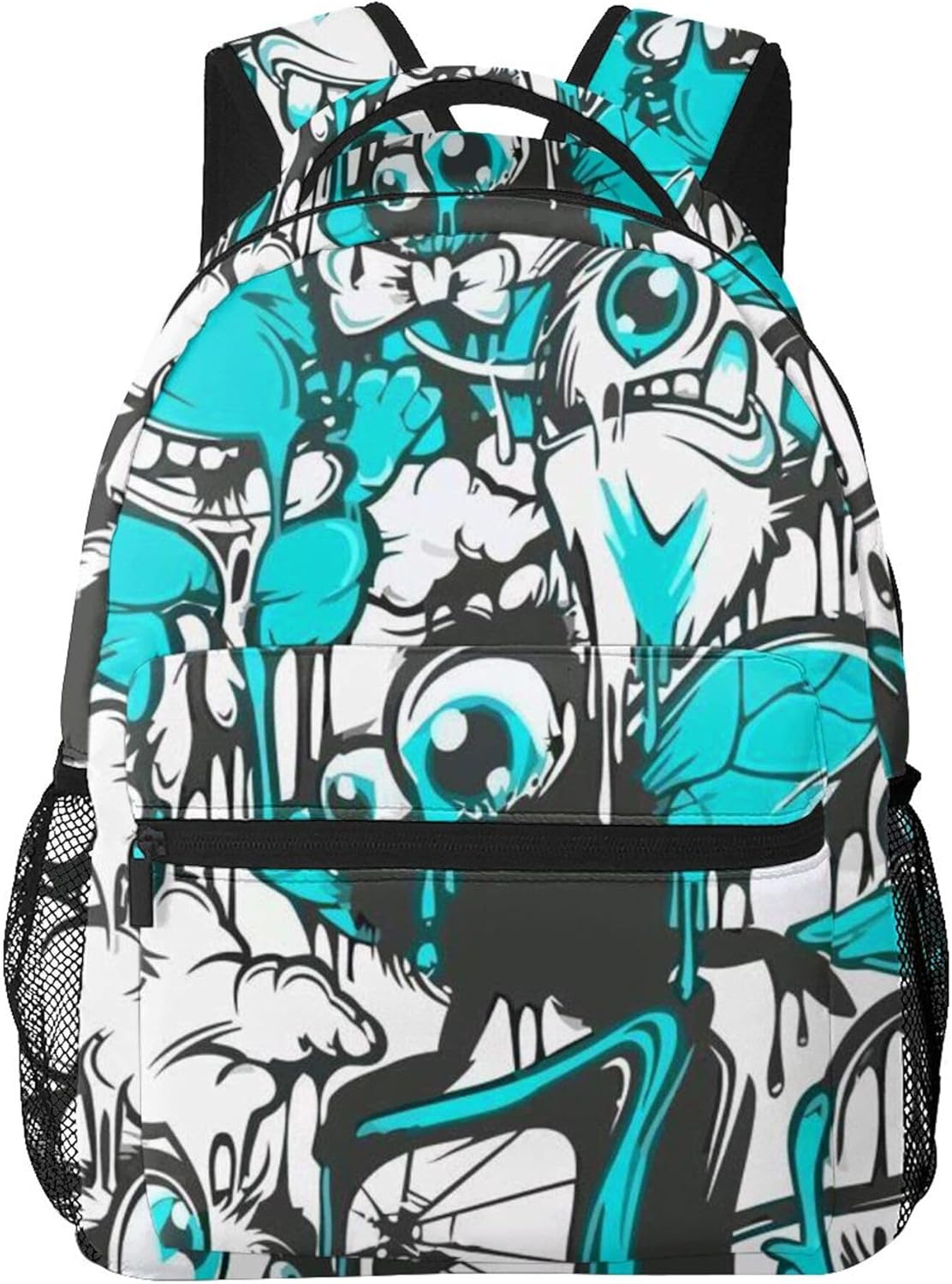 Amazon.com | Ganiokar Hip-Hop Graffiti Print Teens Backpack for Boys ...