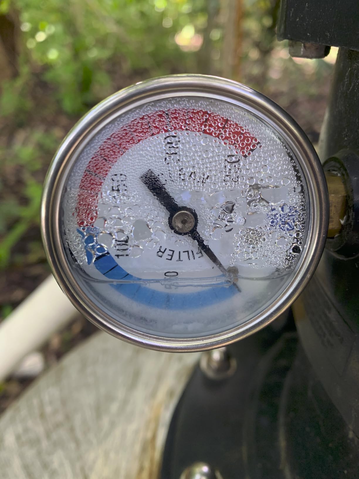 Newline Pool Spa Pressure Gauge Stainless Steel Lower Mount Heavy Duty ...