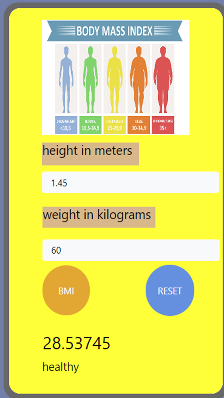BMI test by Mai Quoc Hung - App on Amazon Appstore