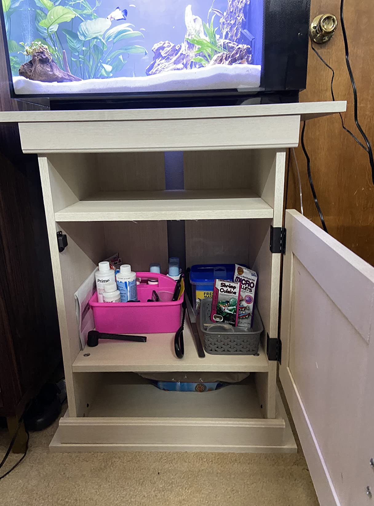 Ollie & Hutch Farmington 55 Gallon Aquarium Stand Rustic at Margaret ...