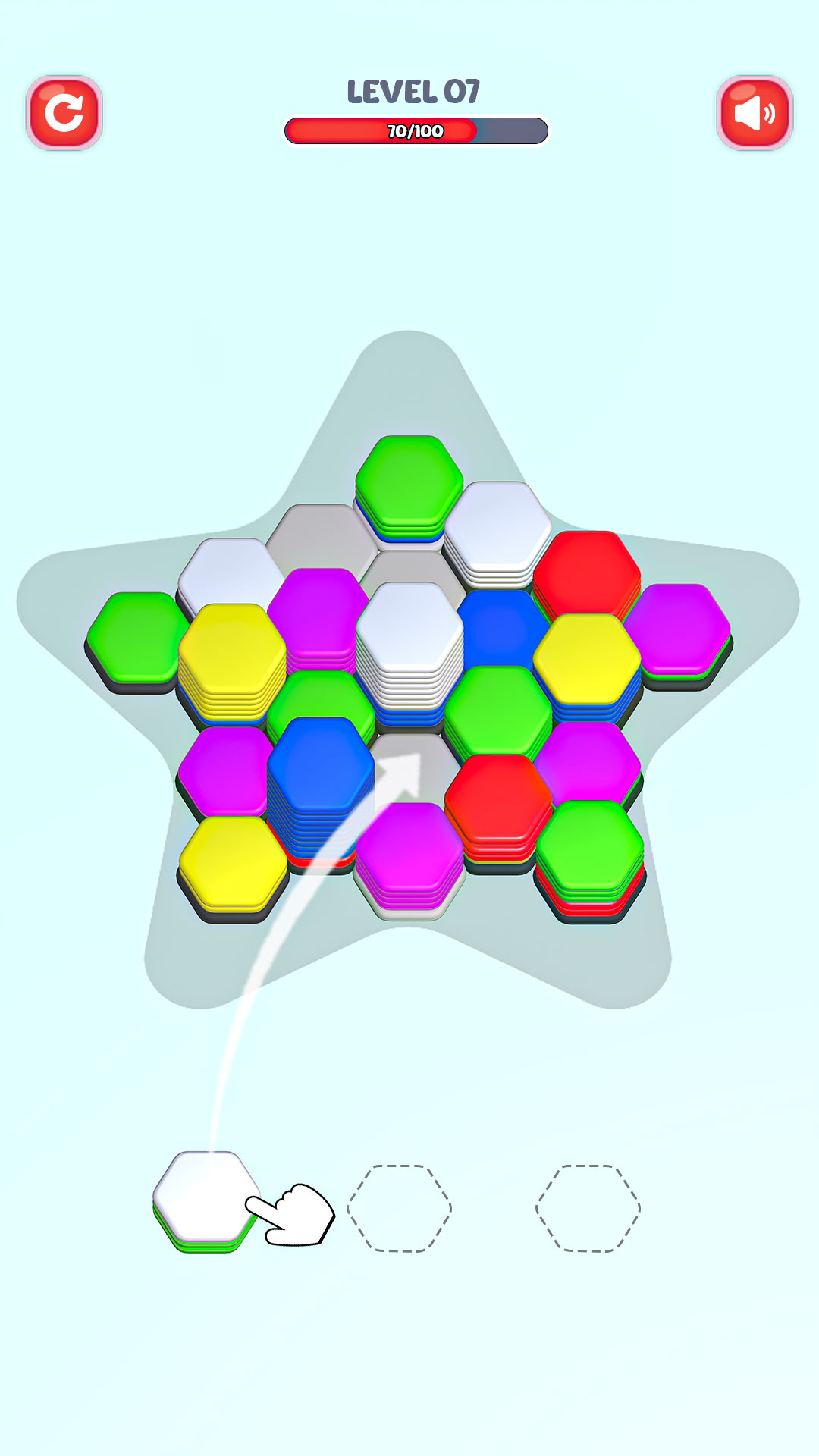 Hexa Sort Games Master 3D Puzzle - Hexa Master 3d Shuffle Blocks Hexa ...