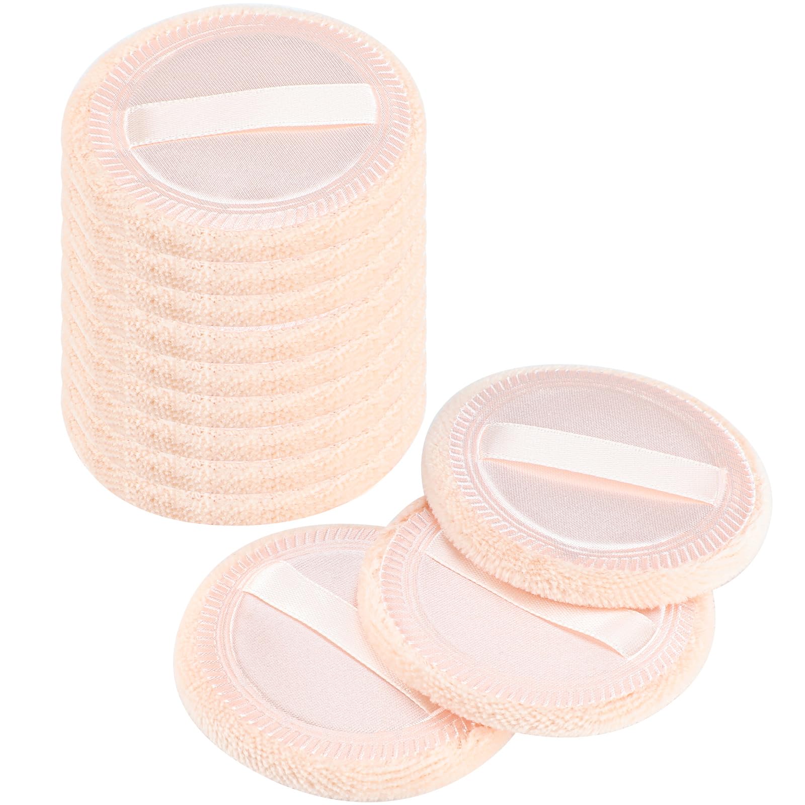 Amazon.com: Senkary 12 Pieces Powder Puffs Cotton Makeup Powder Pads ...