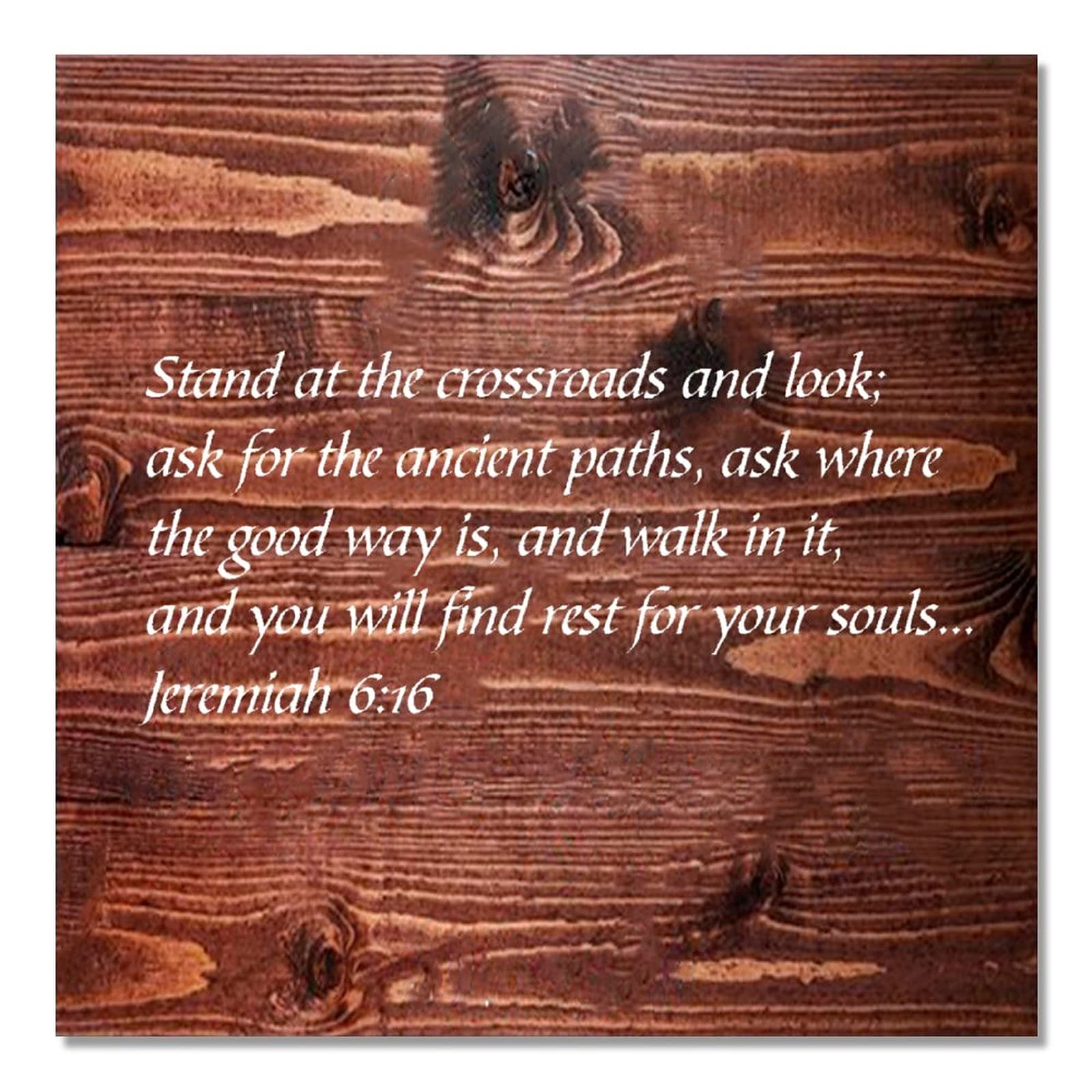 Wooden Crossroads Sign