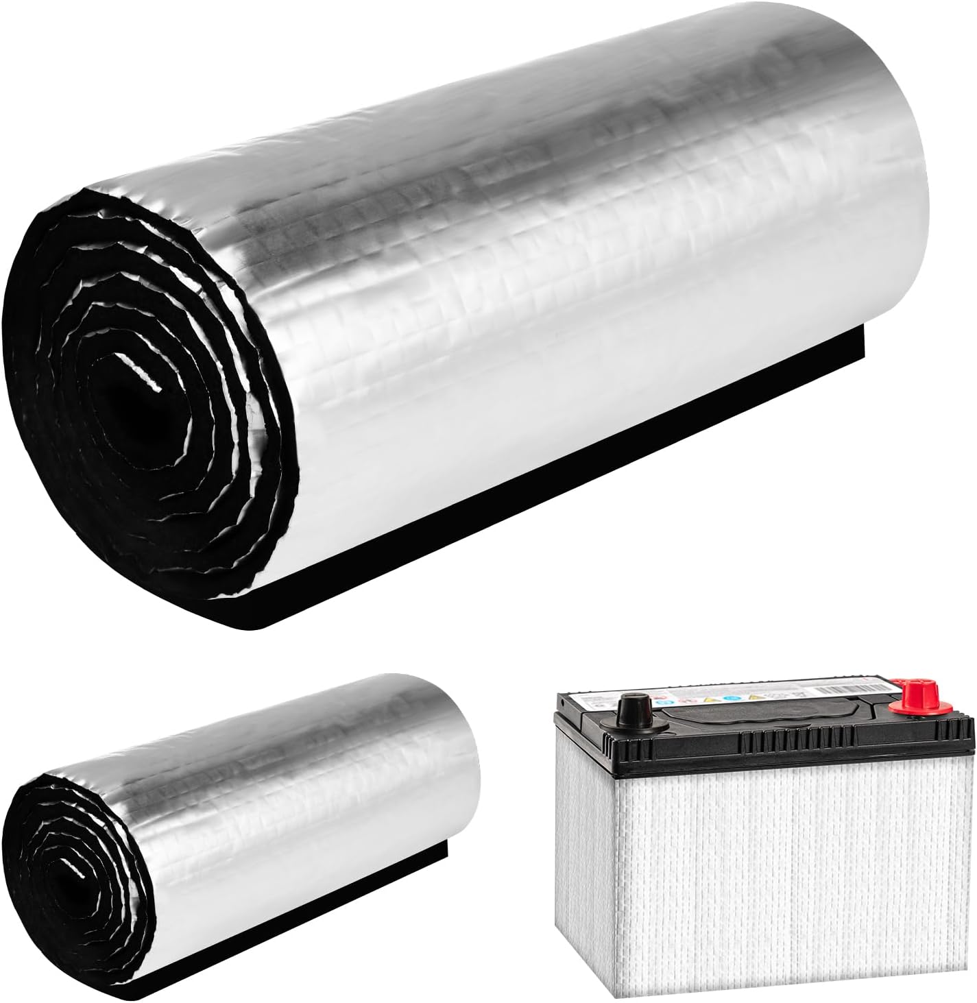 Amazon.com: 2 Pcs Battery Blanket for Car, 40"X 7" Battery Insulation ...