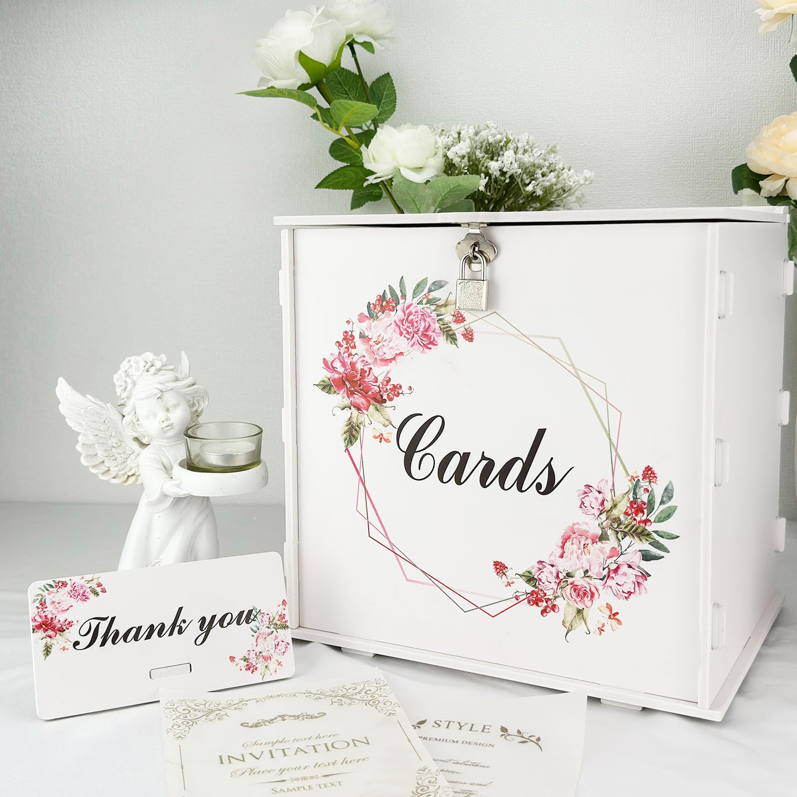 White Wedding Card Box Gift