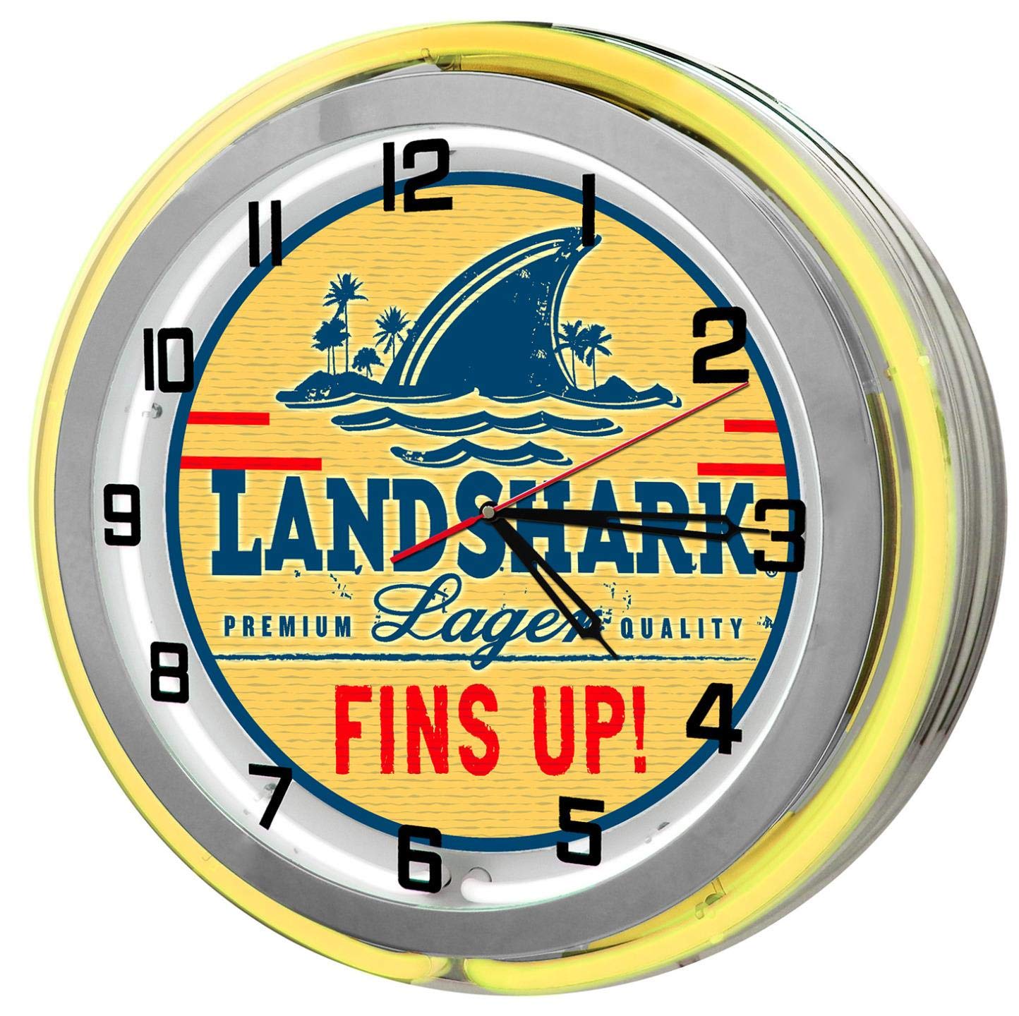 Amazon.com: Redeye Laserworks Landshark Lager 18.75" Yellow Double Neon ...