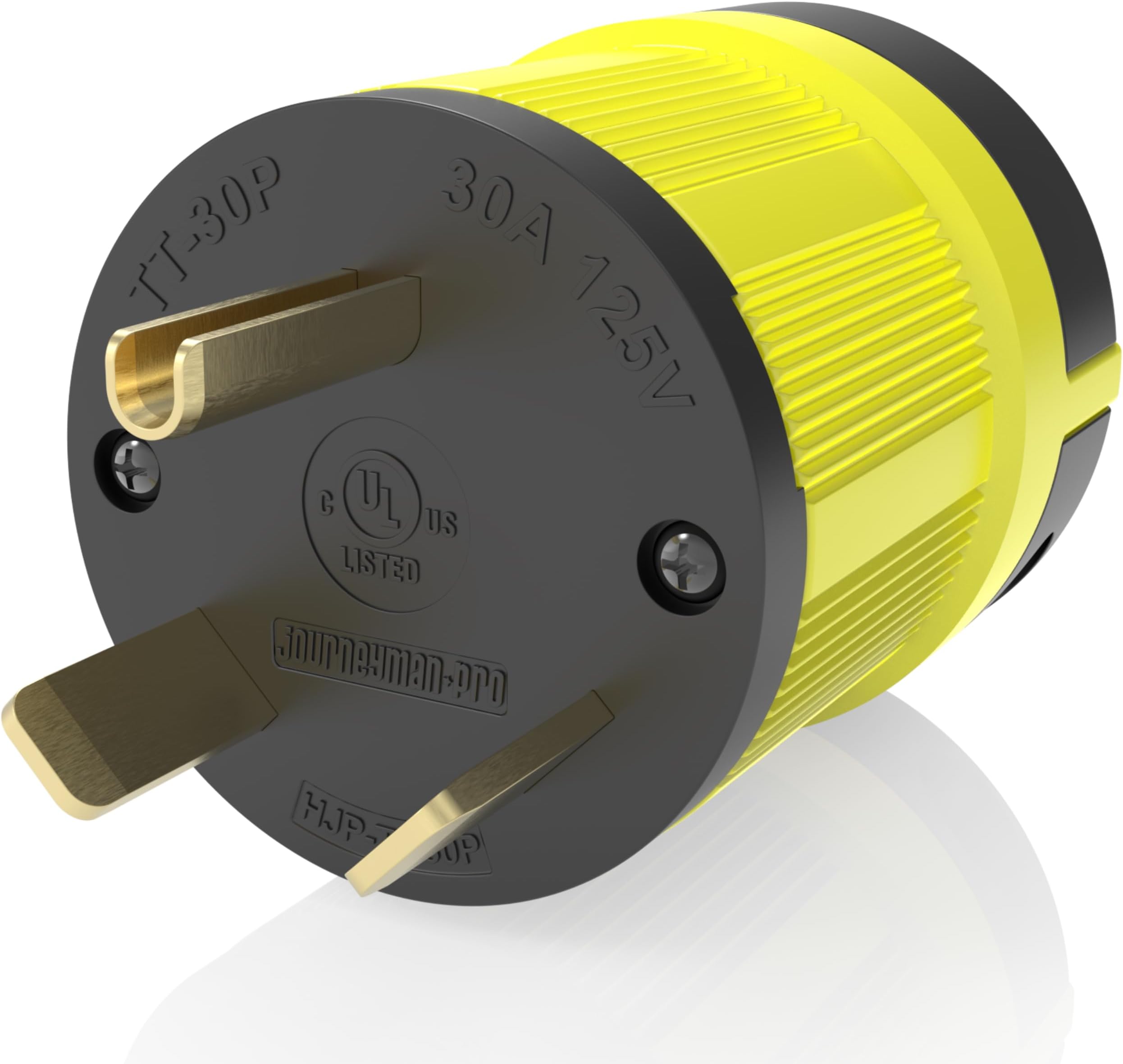 Journeyman-Pro NEMA TT-30P, 30 Amp, 125 Volt, Straight Blade Male RV ...