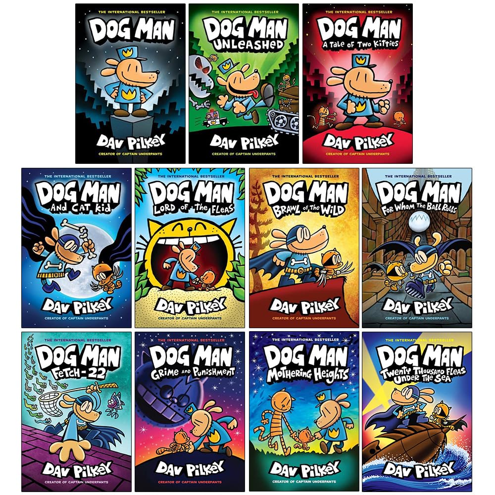 Dog Man Series 1 11 Books Collection Set By Dav | Desertcart GB