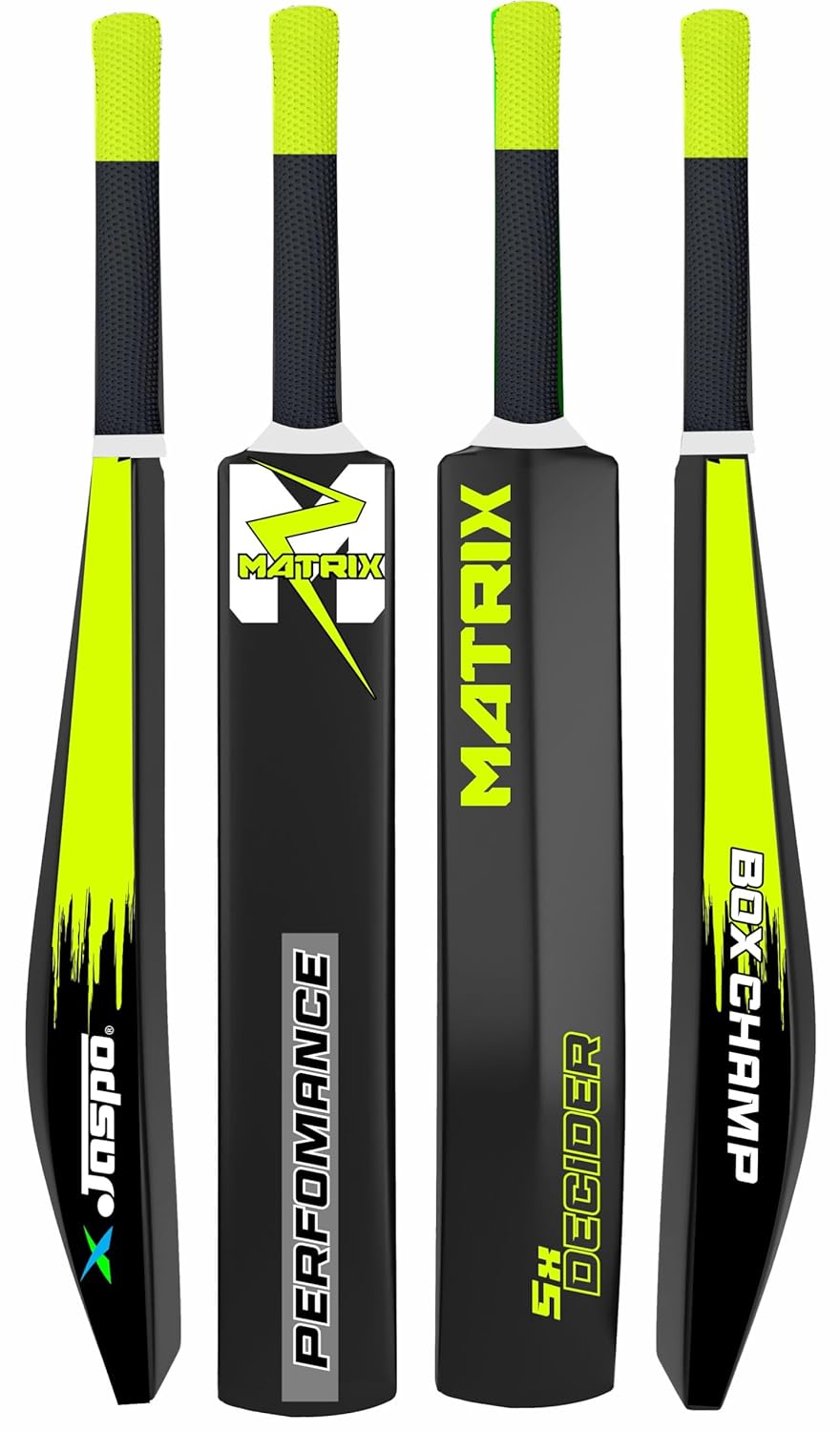 Jaspo Fumes Premium Hard Plastic Cricket Full Size Bat (35 X 4.5 Inch) for All Age Groups ...
