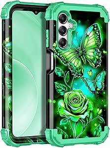 Amazon.com: Miqala for Galaxy A16 5G Case,Glow in The Dark Three Layer Heavy Duty Shockproof ...