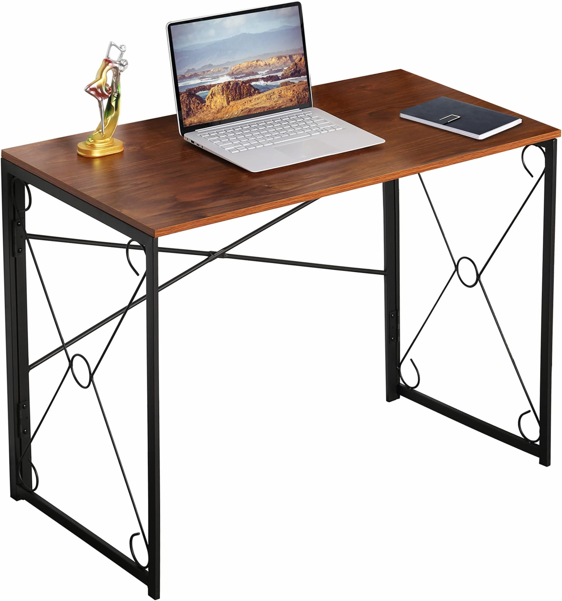 Amazon.com: VECELO 47” Computer Desk Home Office Writing Laptop Table ...